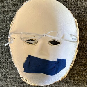 Burlap Style Halloween Mask | Spooky Season | Scary Slasher Costume ...