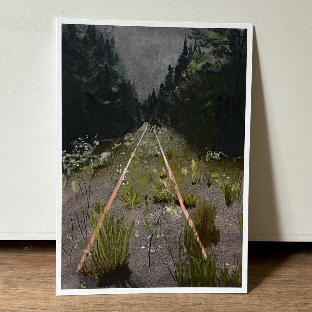 Thats No Deer Cryptid Wendigo Creepy Cottagecore Gothic 5x7 Card Stock ...