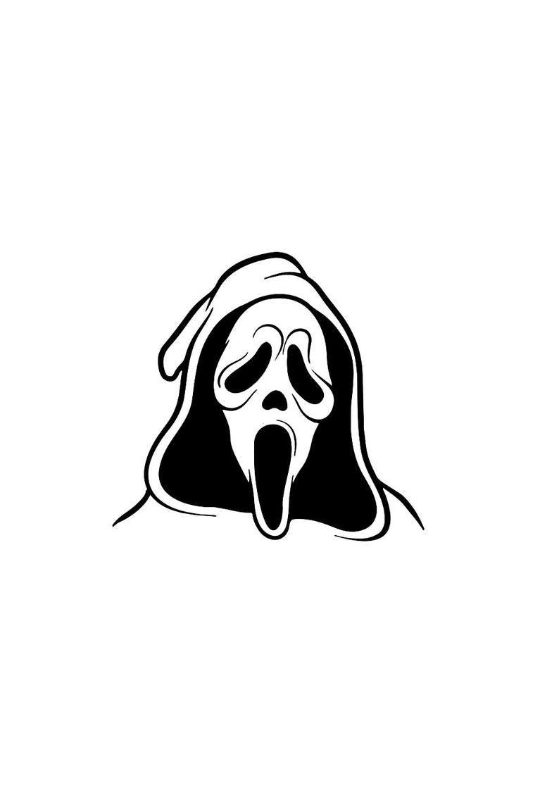 Ghostface Svg Vector Png Pdf Psd Jpeg Cricut Halloween Svg Gjostface ...
