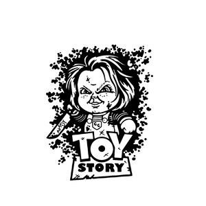 Chucky Svg Vector Png Pdf Psd Jpeg Cricut Doll Silhouette Halloween ...