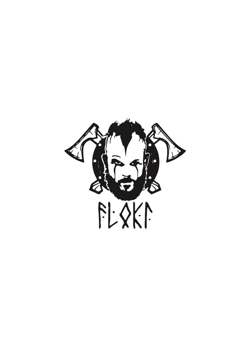 Floki Svg Vector Png Pdf Psd Jpeg Cricut Silhouette Viking Svg - Etsy UK