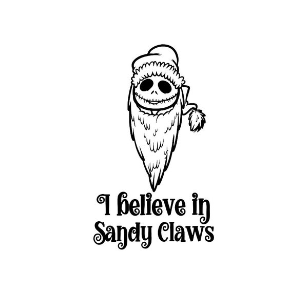 Sandy Claws Svg - Etsy
