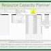 Resource Capacity Planner: Excel Template for Workforce Scheduling ...