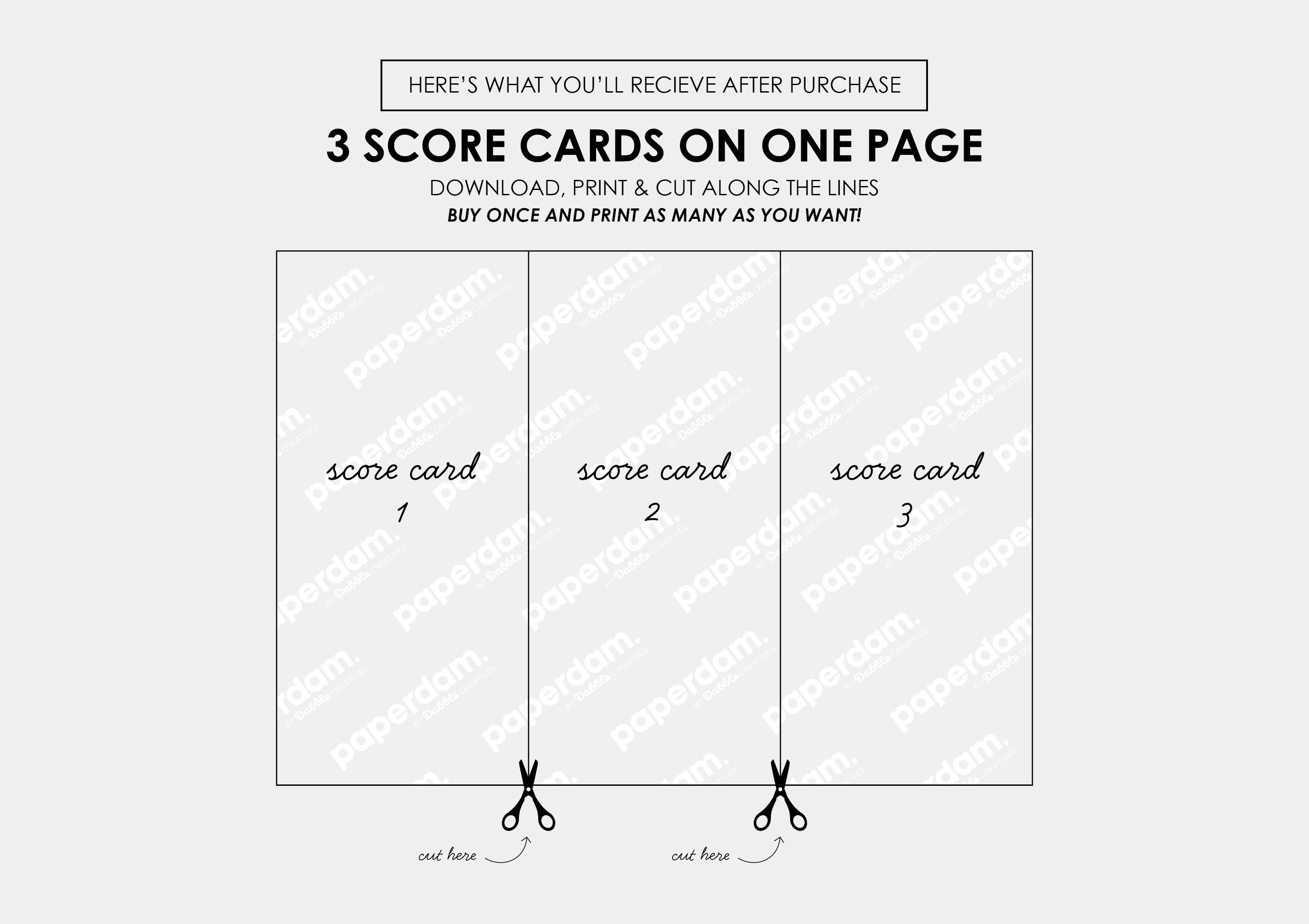 Printable Cooking Score Sheets! Host Your Own Cooking Competition! - Etsy