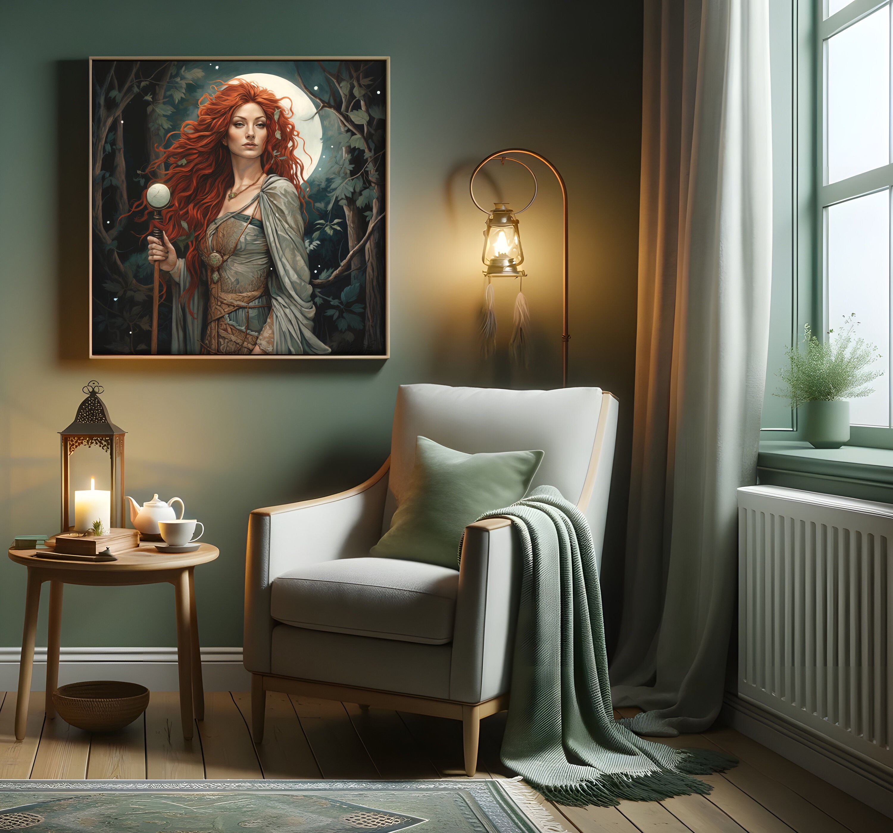 Celtic Moonlight Druidess - Etsy