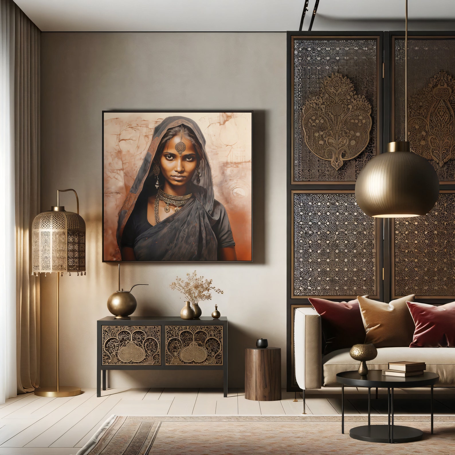 Devadasi, Indian Woman Portrait - Etsy