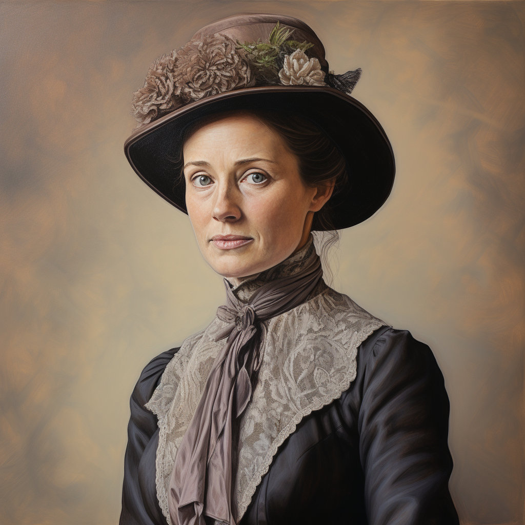 Victorian Woman Portrait - Etsy