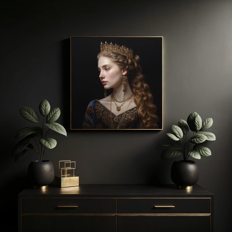 Renaissance Noblewoman Portrait - Etsy