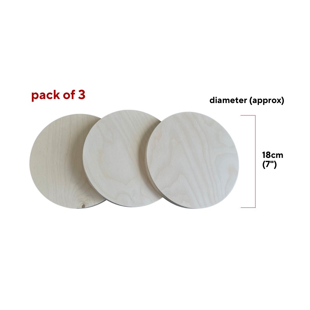Wooden Circles Precut Using CNC Circular BIRCH Plywood 21mm 3/4 Thick ...