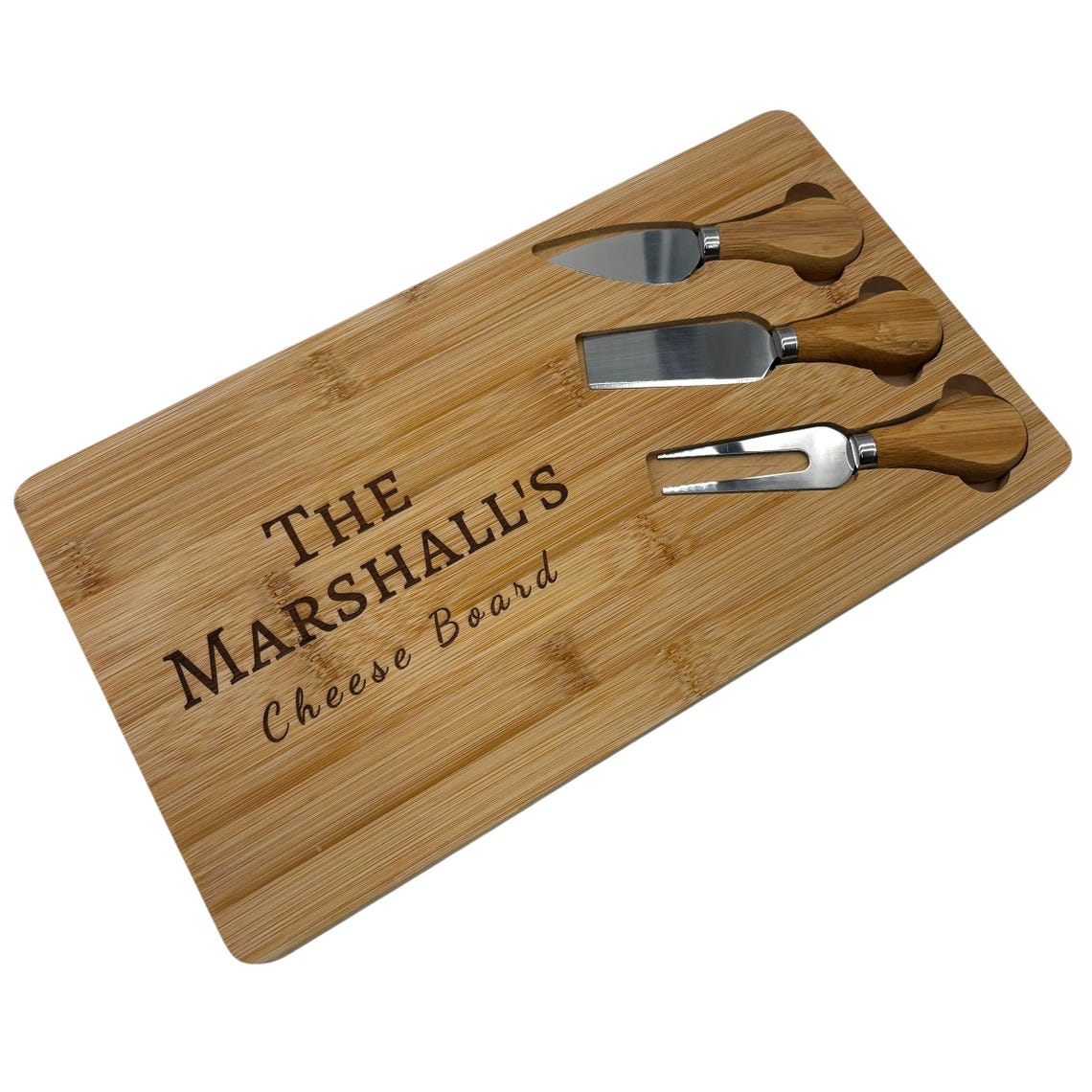 Custom Engraved Cheese Board Set | Cheese Lover Gift | Serving Platter ...