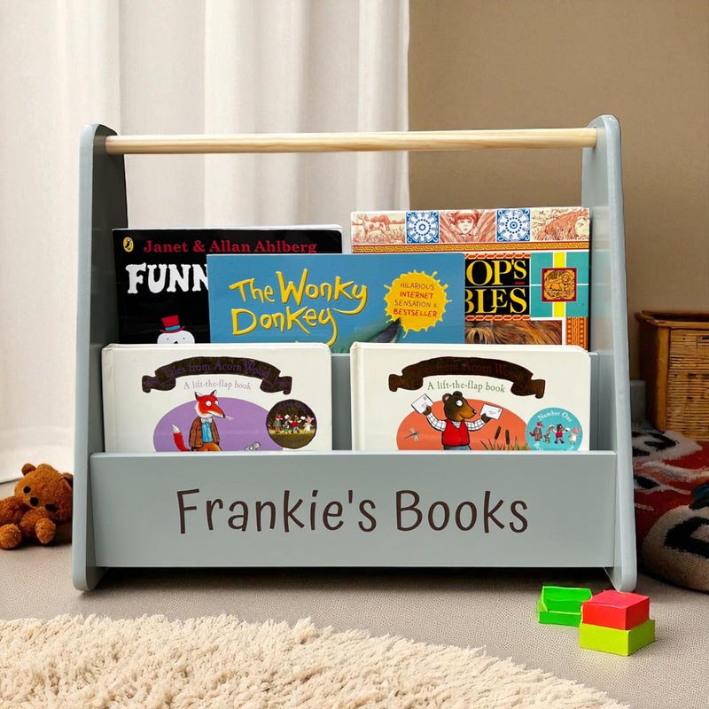 Kids Bookcase Storage - Etsy UK