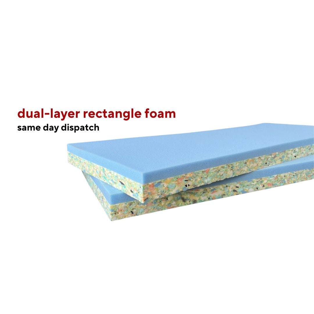 High-density Recon Upholstery Foam for Benches | Rectangular | Various ...