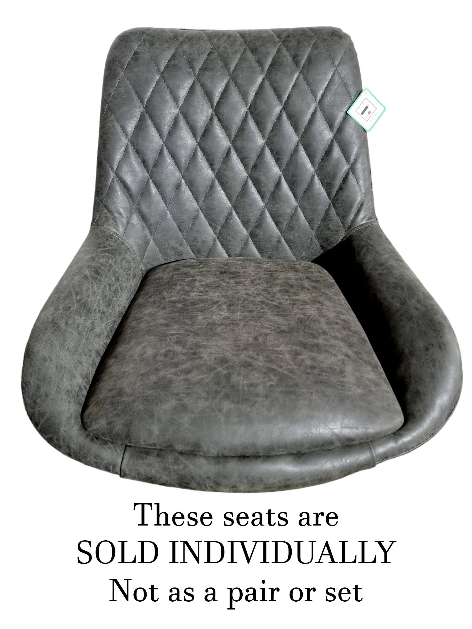 Replacement Bar Stool Seat for Gas Lift Stool Base SOLD INDIVIDUALLY in Distressed Diamond ...