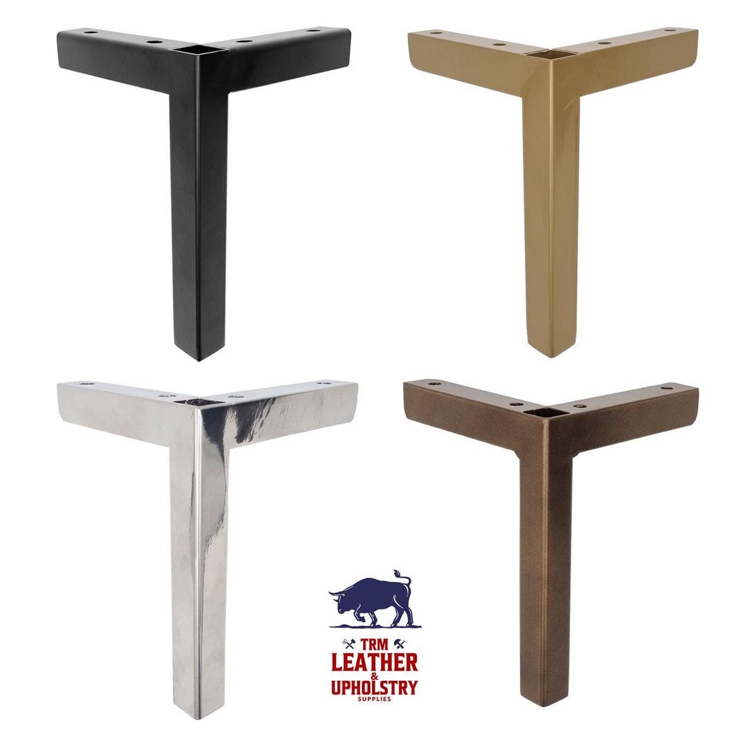 Set of 4 Premium L-shaped Modern Furniture Legs / Furniture Feet ...