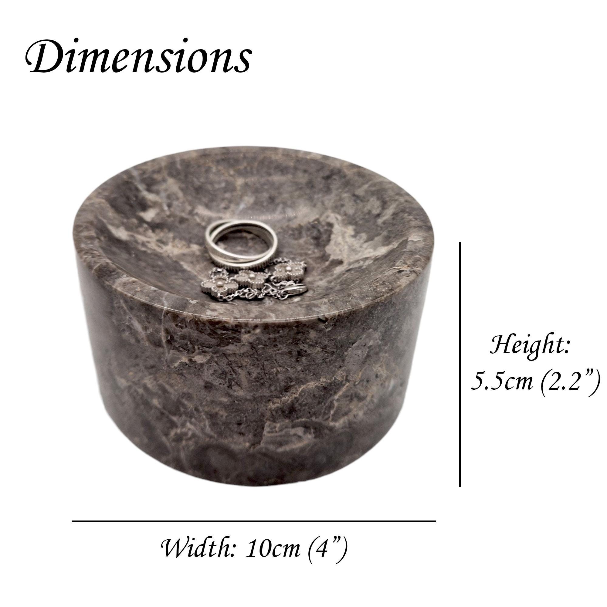 Chunky Natural Marble Ring Bowl for Rings and Jewellery - Etsy