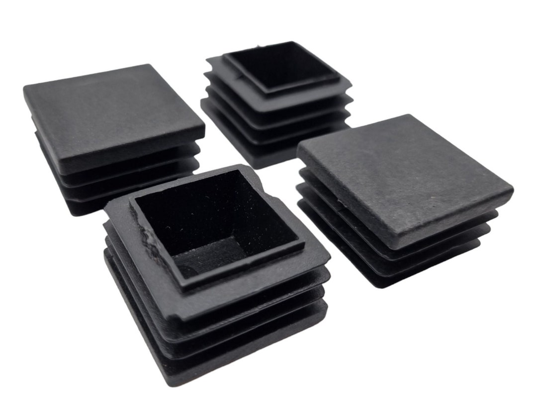 Push-in Bar Stool / Chair Feet / Caps | 30mm Square Tube Inserts | Push ...