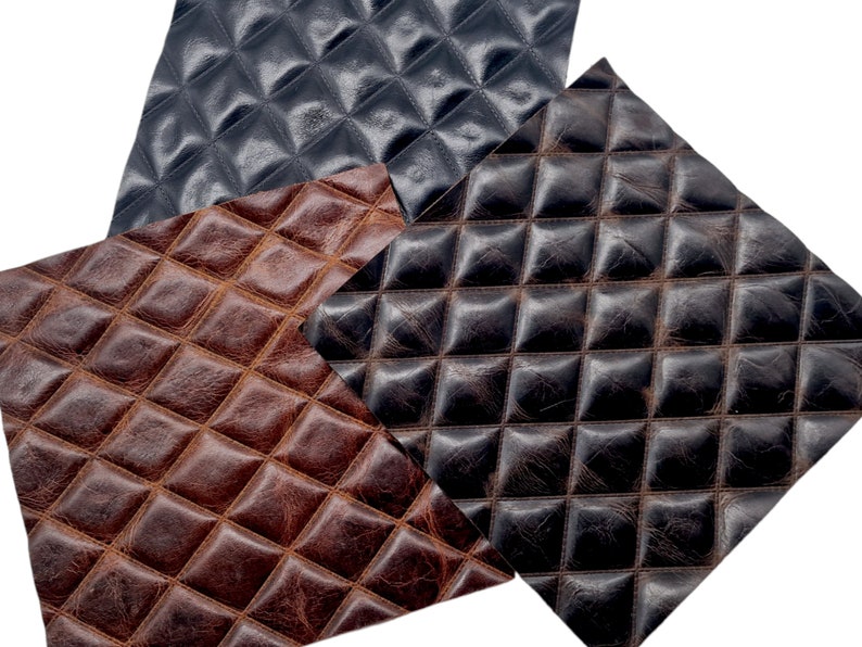 Diamond Stitch Genuine Leather – Upholstery & Craft Fabric - Etsy