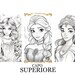 18 Heroes Princess Cartoon Collection Coloring Page Adults - Etsy