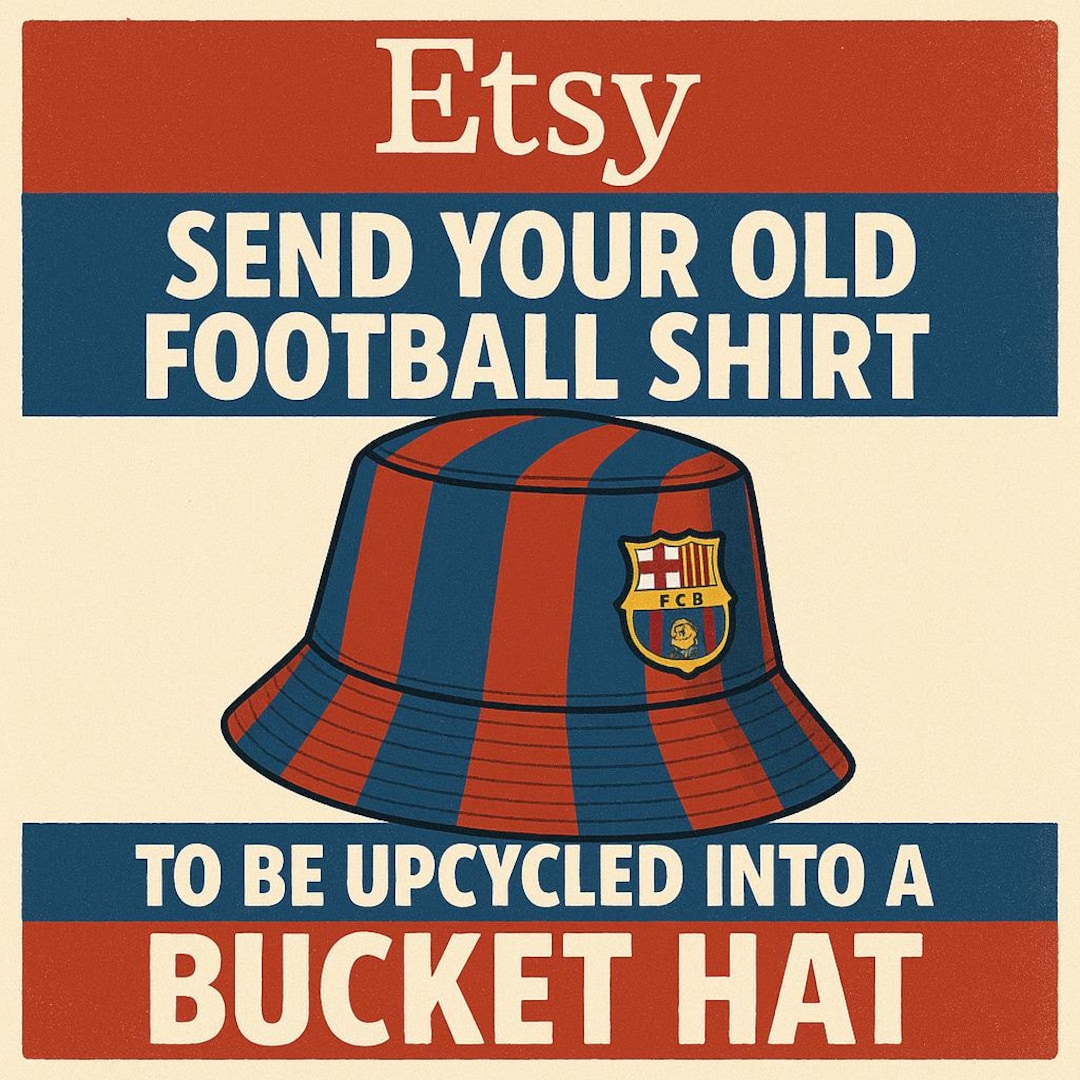 Upcycle Your Old Football Shirt Into A Bucket Hat! - Etsy