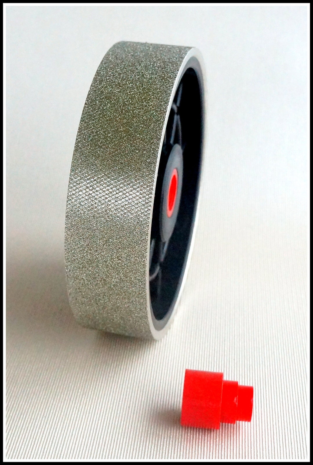 BAT 6" Grit 180 Lapidary Diamond Cabbing Textured Hard Grinding Wheel ...