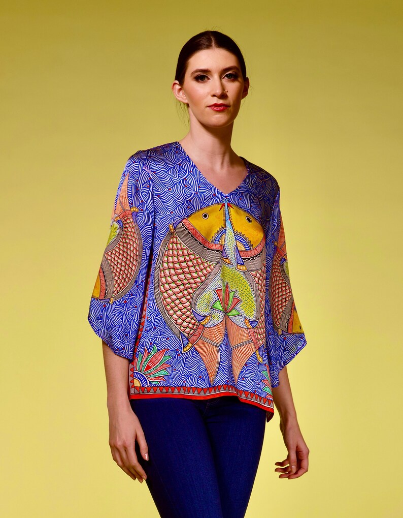Bhramati - the Flutter Sleeve Tunic, Definition : Flutter - Etsy
