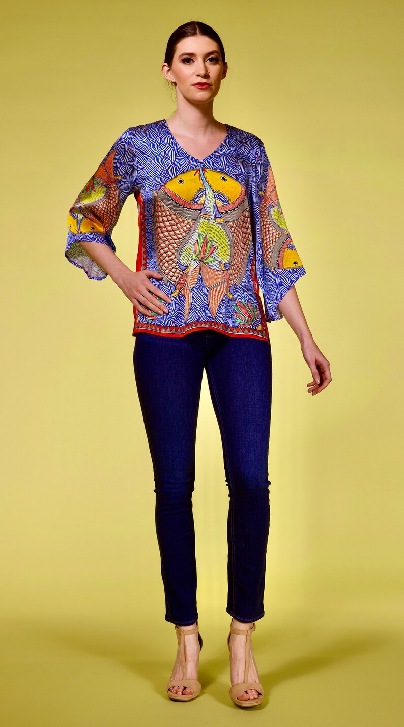 Bhramati - the Flutter Sleeve Tunic, Definition : Flutter - Etsy