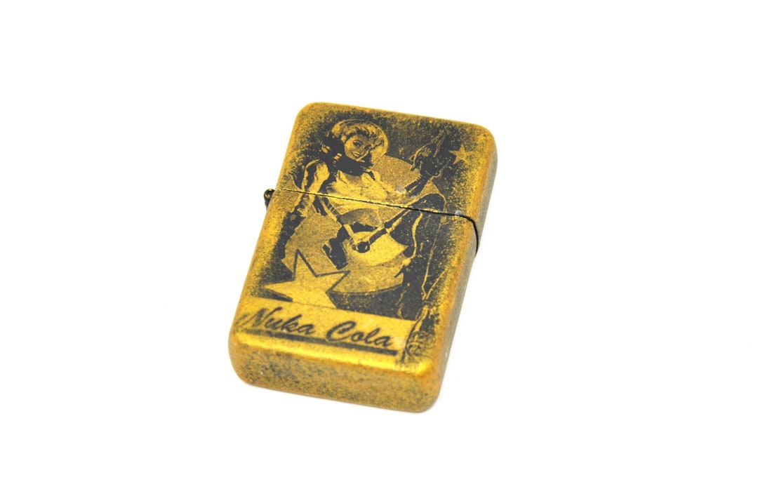 Flip Top Lighter in a Case With a Fallout Nuka Cola - Etsy