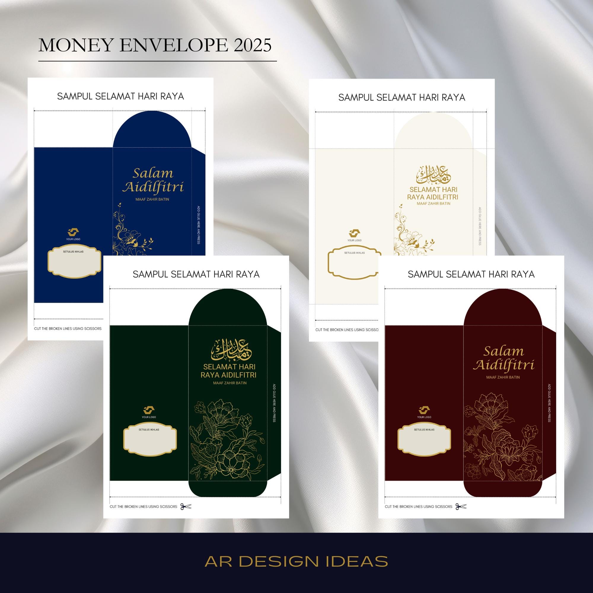 Editable Raya Envelope, Eid Envelope Template, Printable Money Envelope ...