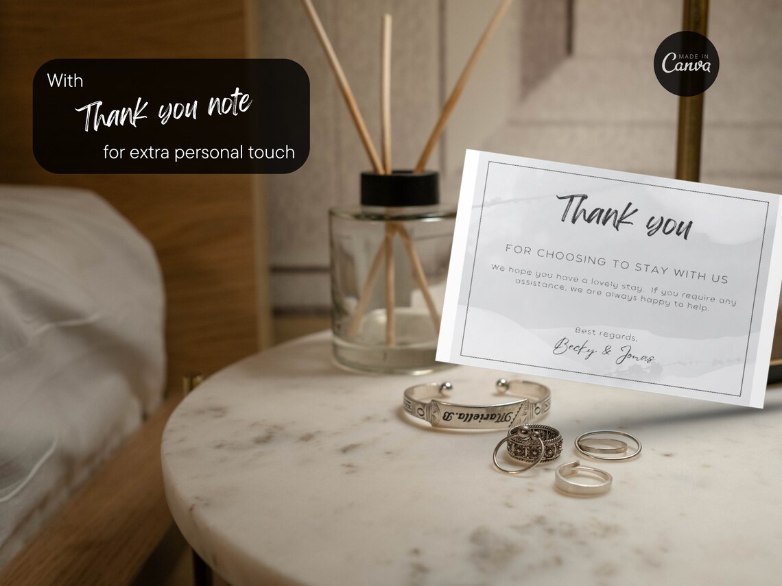 Editable Airbnb Host Signage Bundle Template - Welcome Sign, Wifi, and ...