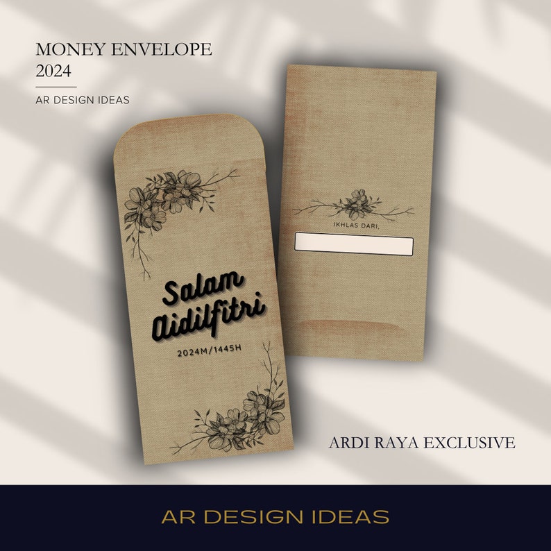 Editable Eid Gift Money Envelope, Eid Envelope, Printable Money ...