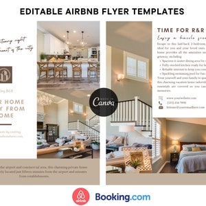 Airbnb Flyer Templates - Customizable Vacation Rental Marketing Flyers ...