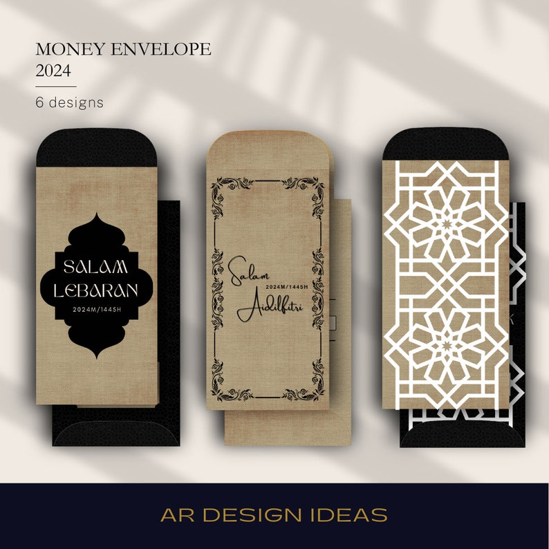 Editable Eid Gift Money Envelope, Eid Envelope, Printable Money ...