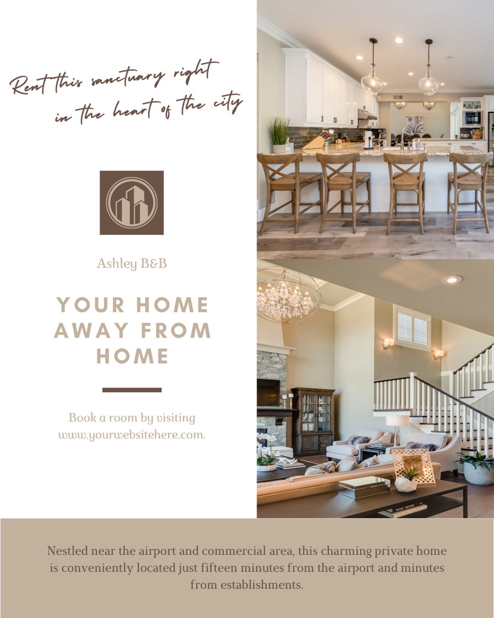 Airbnb Flyer Templates - Customizable Vacation Rental Marketing Flyers ...