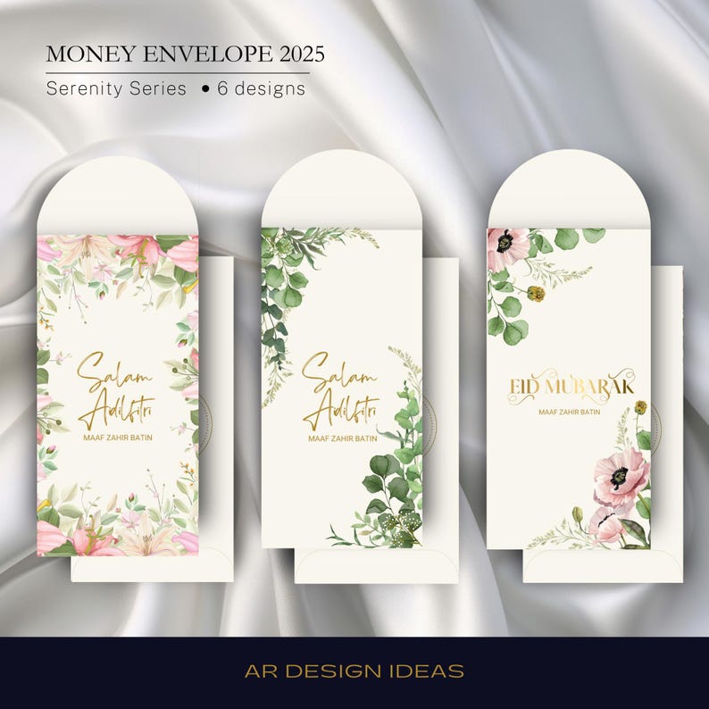 Customizable Eid Money Envelope, Hari Raya Envelope Template, Printable ...