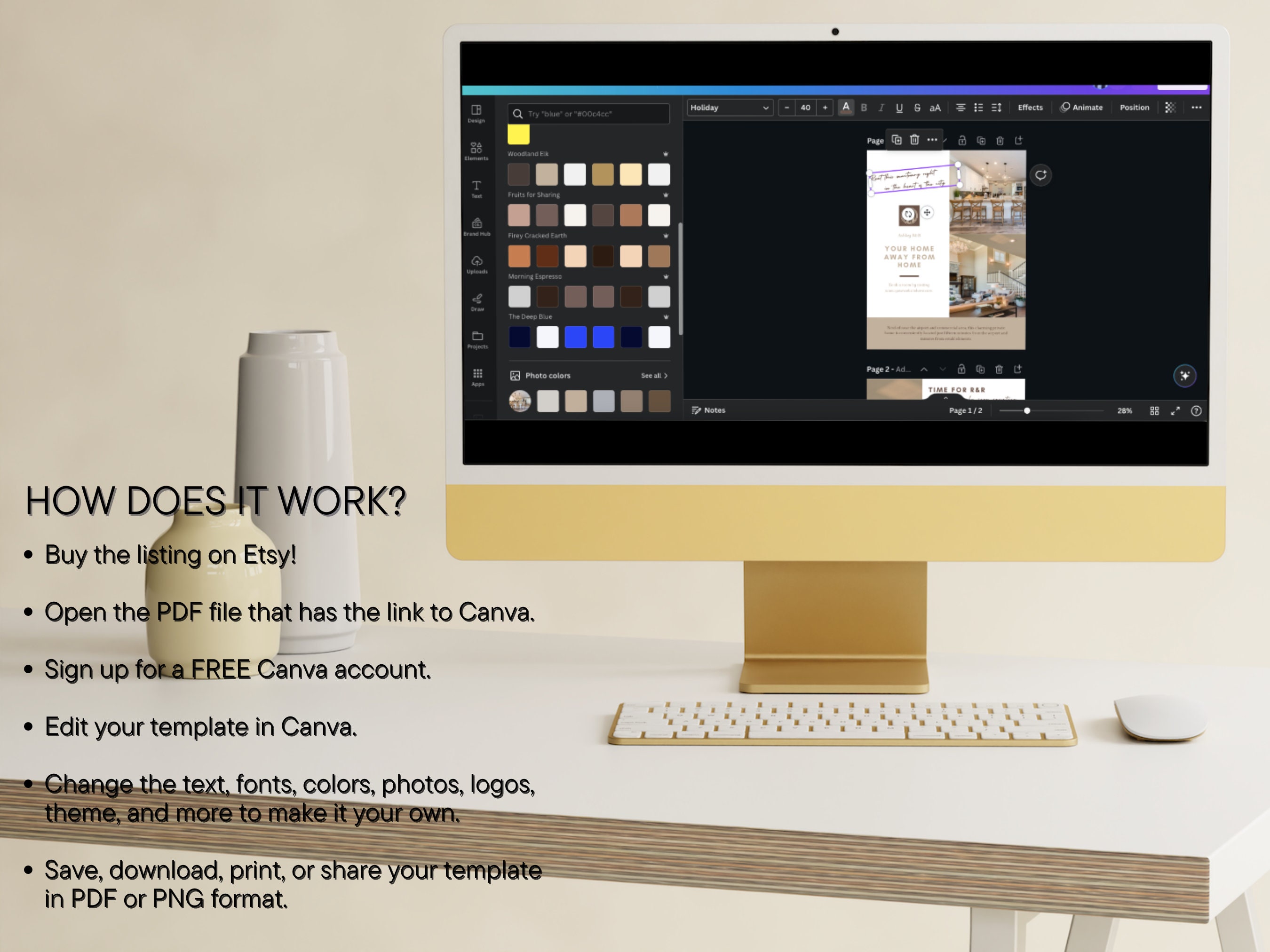 Airbnb Flyer Templates - Customizable Vacation Rental Marketing Flyers ...