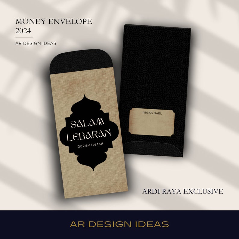 Editable Eid Gift Money Envelope, Eid Envelope, Printable Money ...