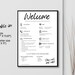 Editable Airbnb Host Signage Bundle Template - Welcome Sign, Wifi, and ...