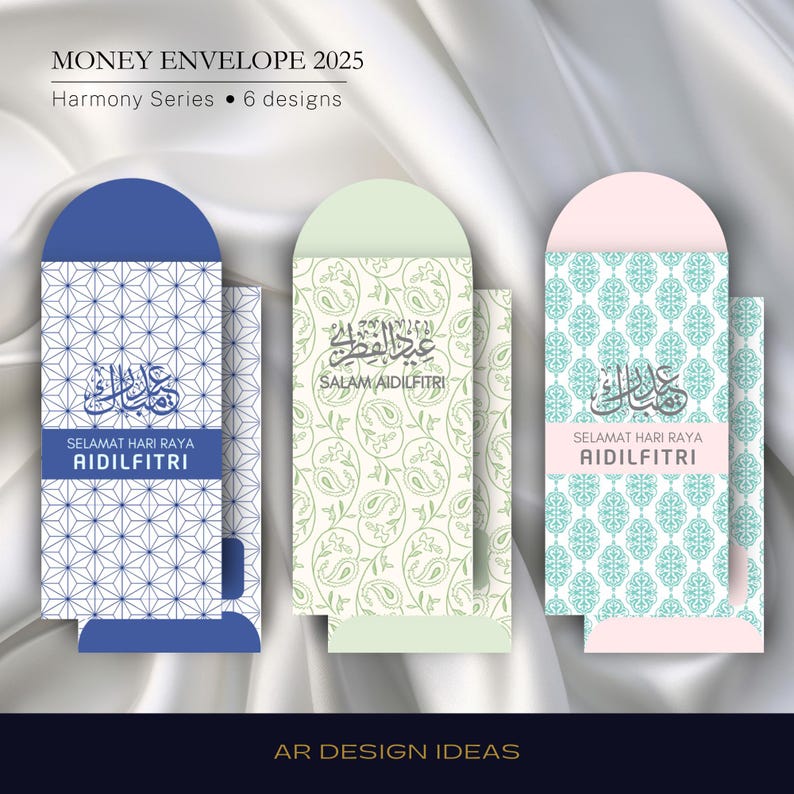 Editable Eid Money Envelope, Eid Envelope Template, Printable Money ...