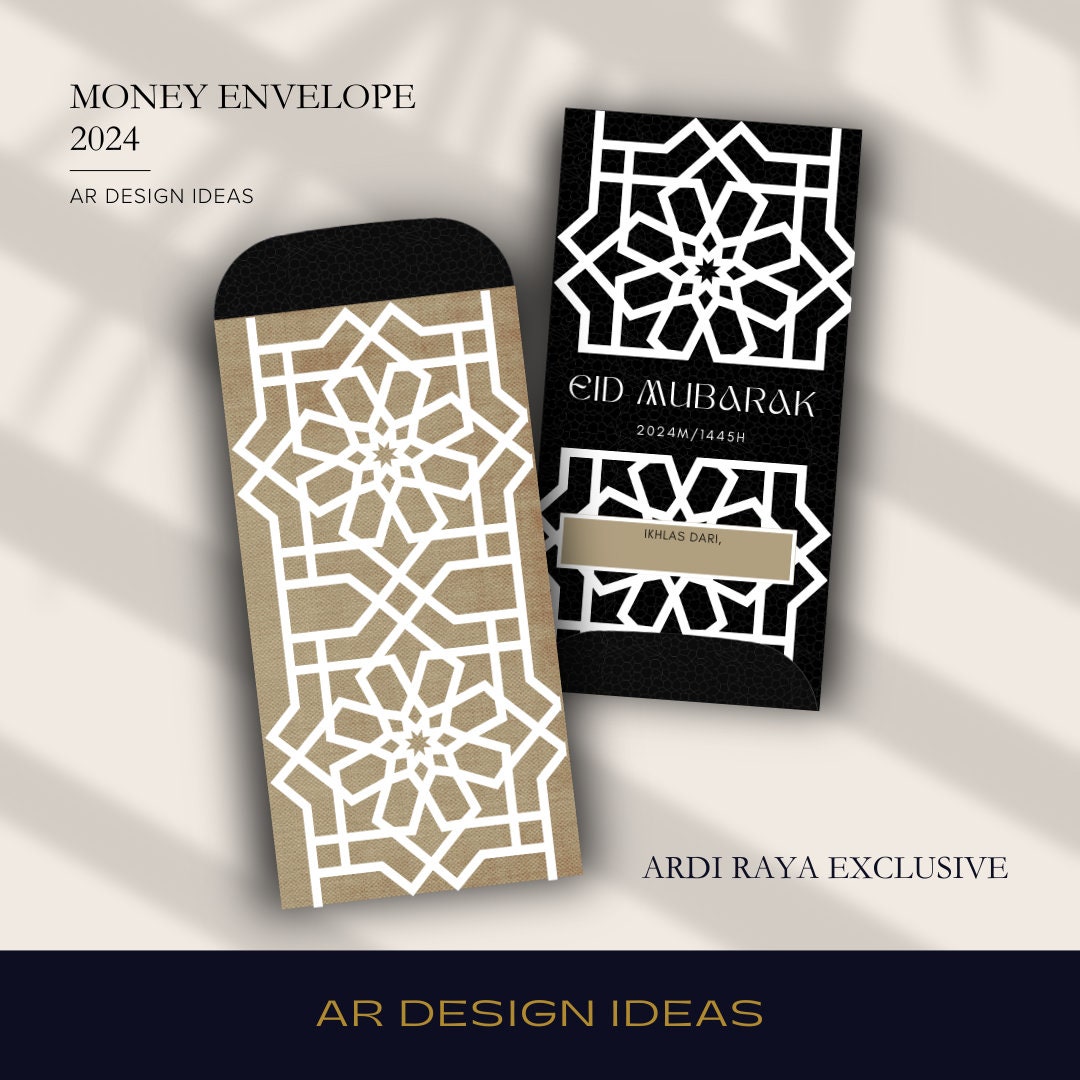 Editable Eid Gift Money Envelope, Eid Envelope, Printable Money ...