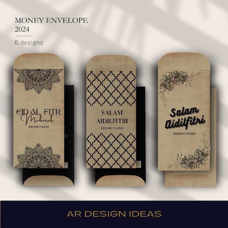 Editable Eid Gift Money Envelope, Eid Envelope, Printable Money ...