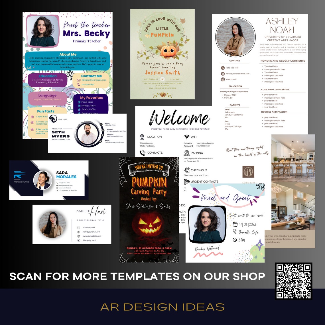 Editable Sorority Resume Template, Easy to Edit Sorority Resume ...