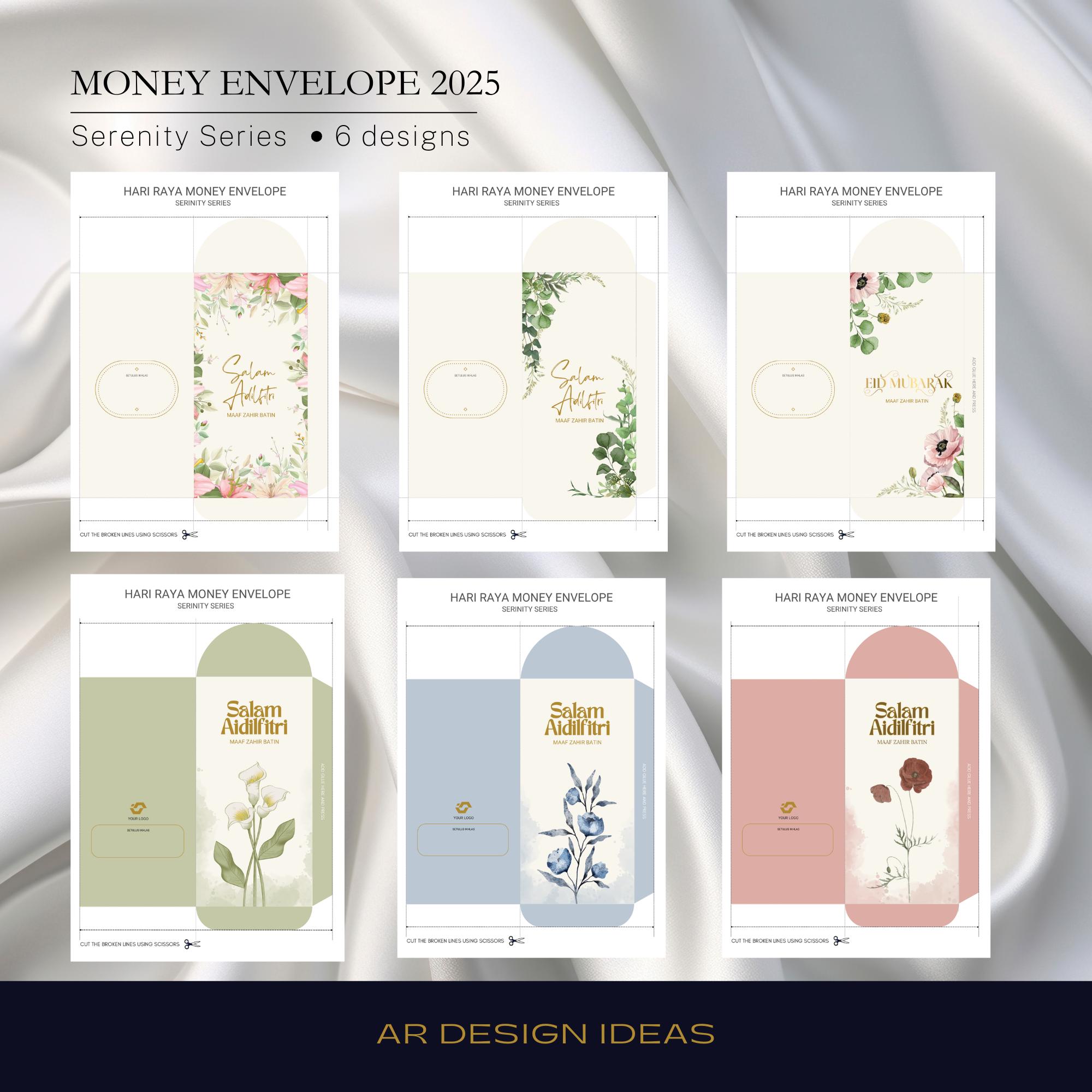 Customizable Eid Money Envelope, Hari Raya Envelope Template, Printable ...