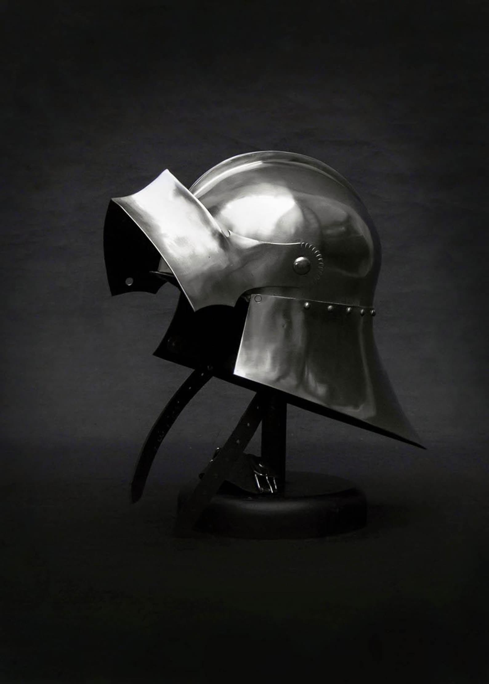Handmade German Sallet Helmet: 15th Century Knight Armor, LARP SCA - Etsy