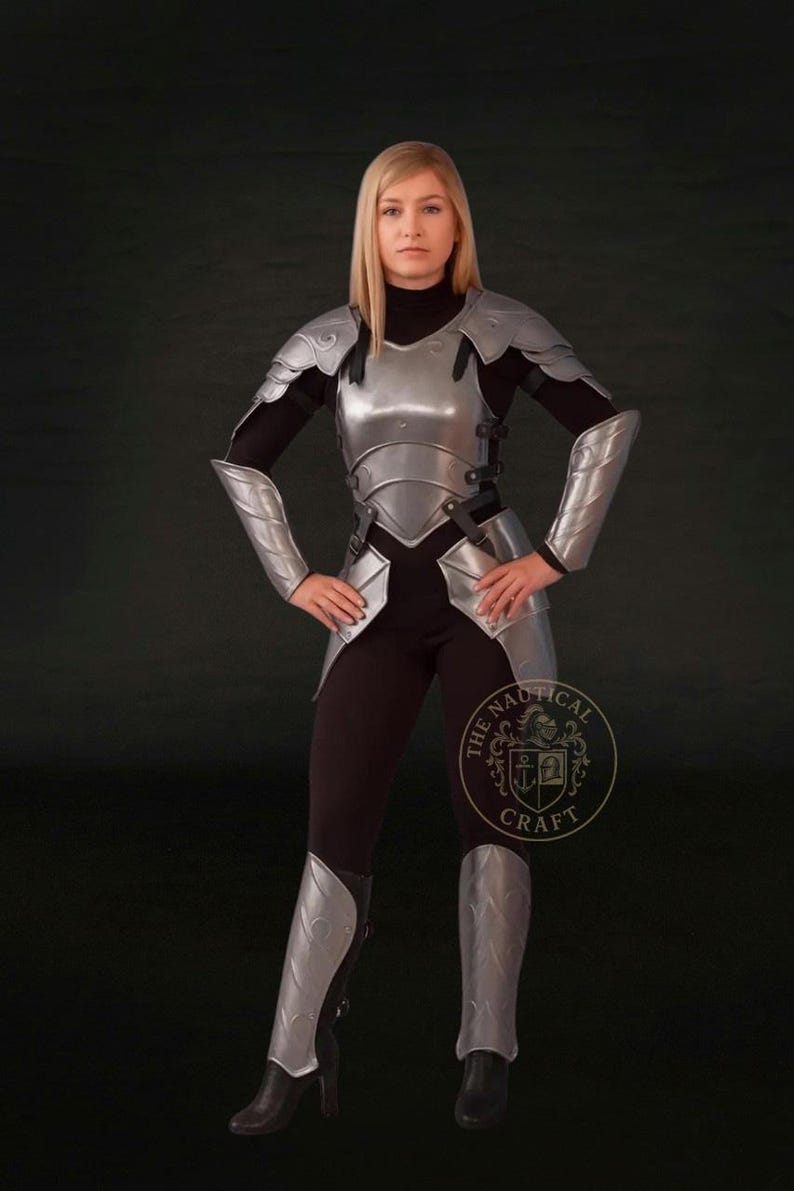 Women’s Gothic Half Armor Suit – Fantasy LARP Cosplay Armor – Warrior ...