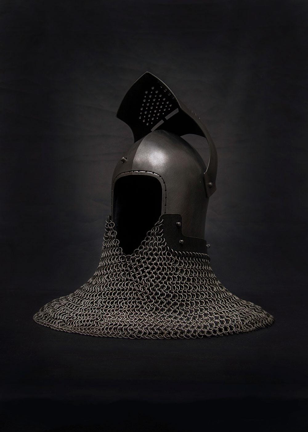 Spoleto Bascinet Helmet: Medieval Combat-ready SCA Buhurt Armor - Etsy