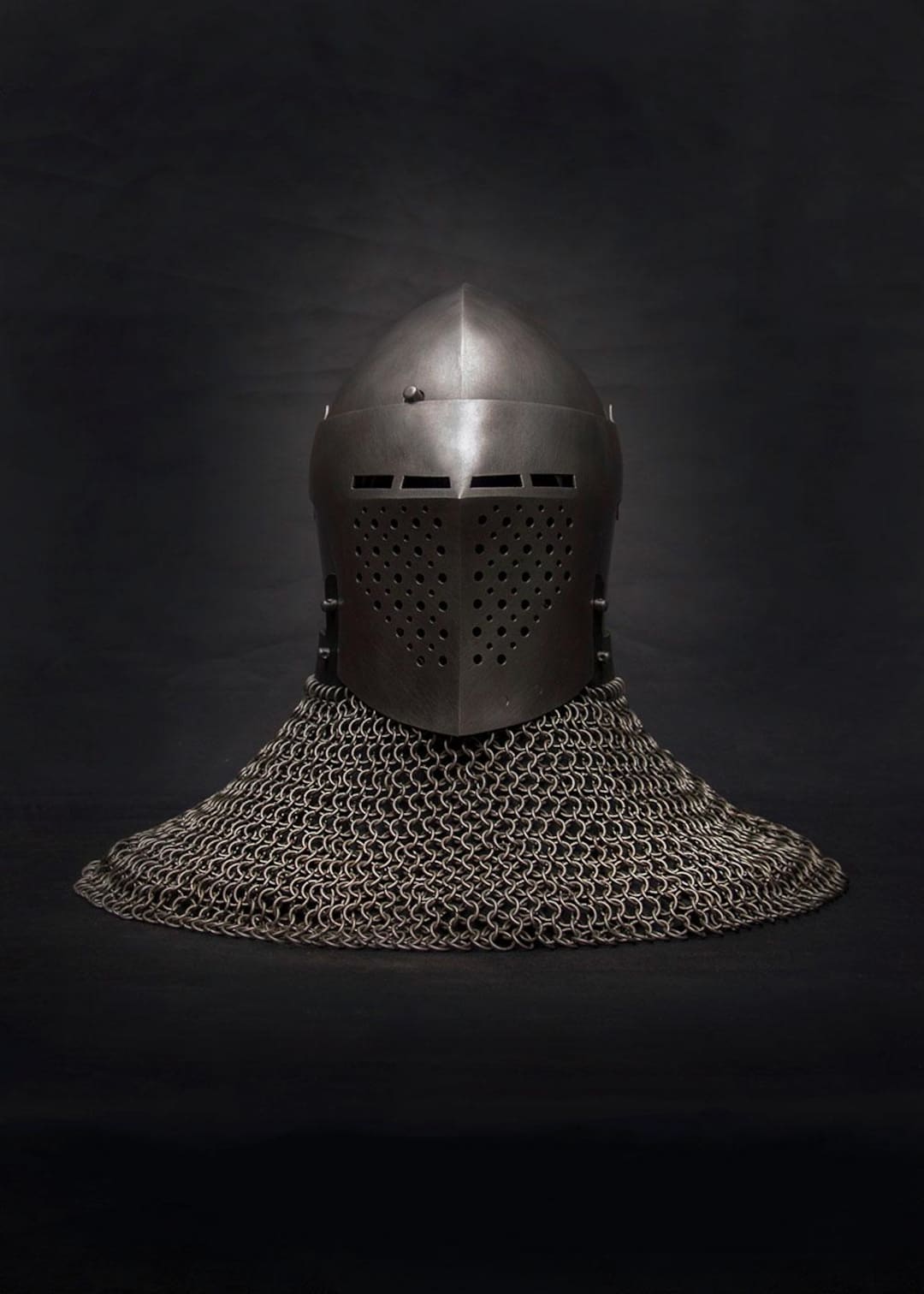 Spoleto Bascinet Helmet: Medieval Combat-ready SCA Buhurt Armor - Etsy