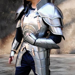 Medieval Half Body Armor Set – 18GA Steel Cuirass, Pauldrons and ...