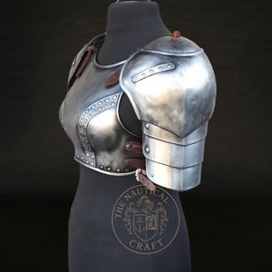 Ciri-inspired Steel Female Armor: LARP Cosplay Breastplate With ...