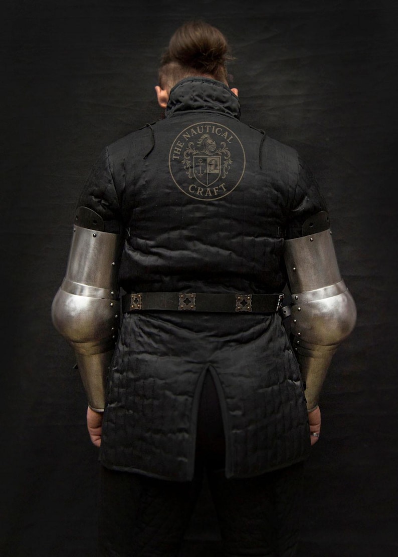 Handcrafted Medieval Steel Full Arm Armor: LARP Cosplay Reenactment - Etsy