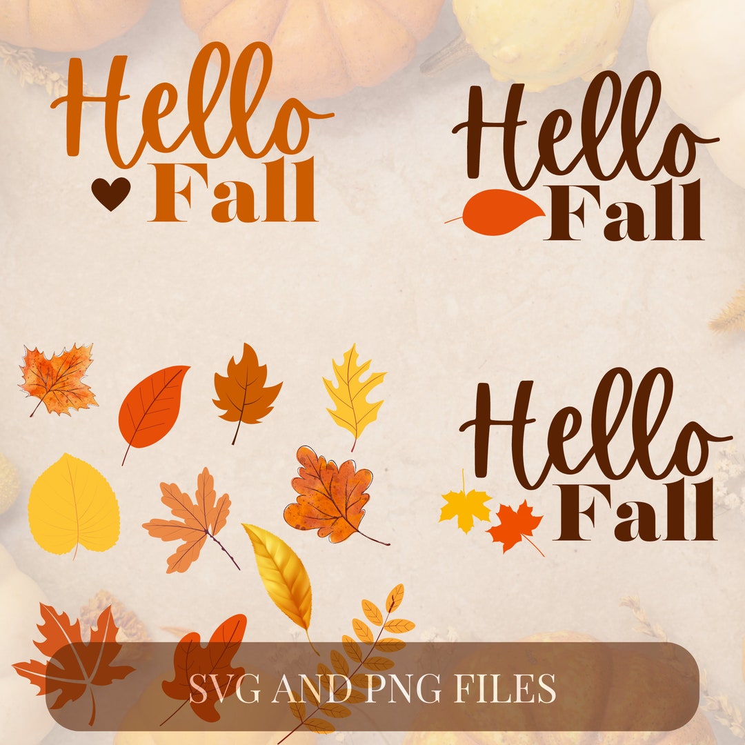 Hello Fall Yall SVG, Fall Door Sign SVG, Halloween SVG, Digital ...
